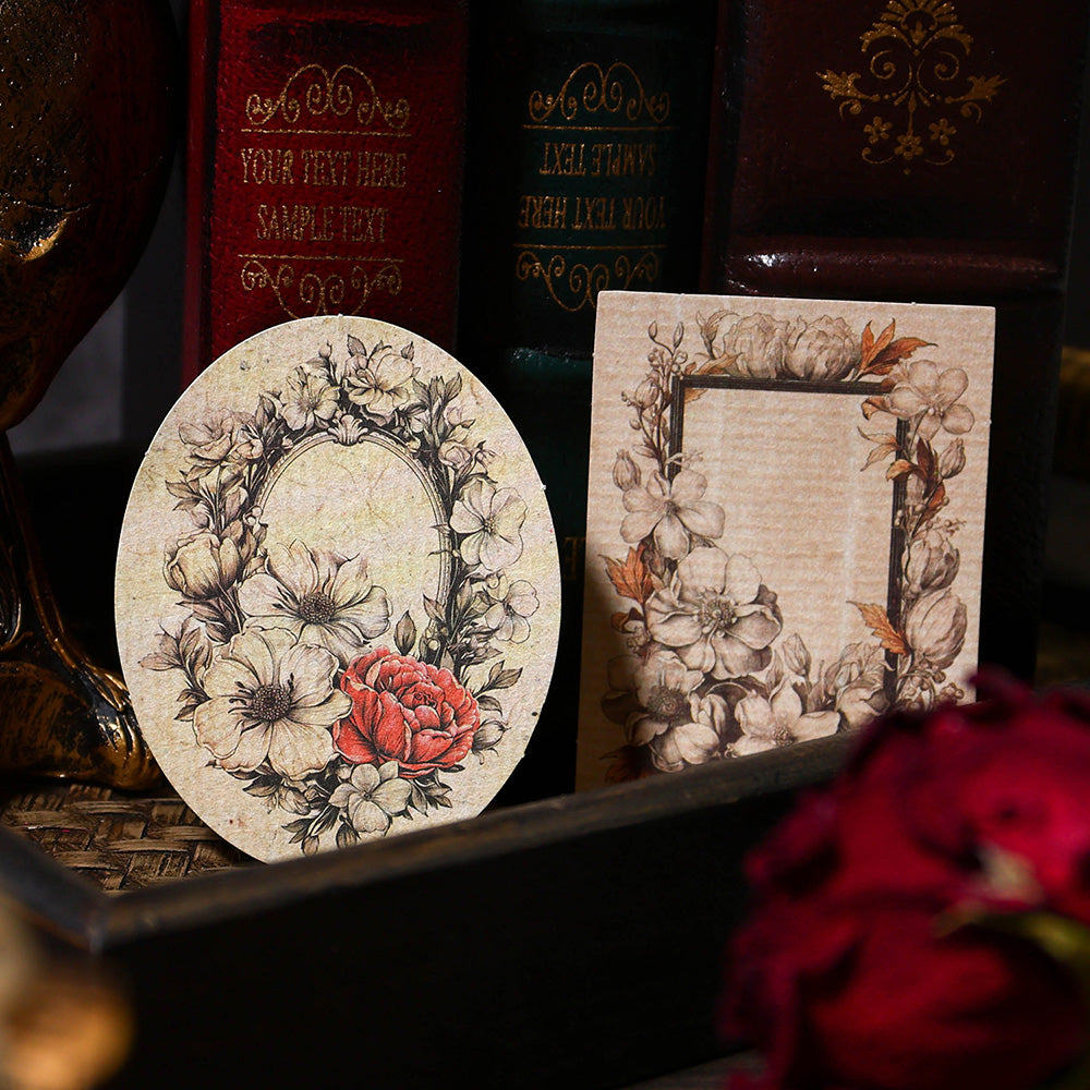 Floral Border Memo Paper – ViVi Stationery