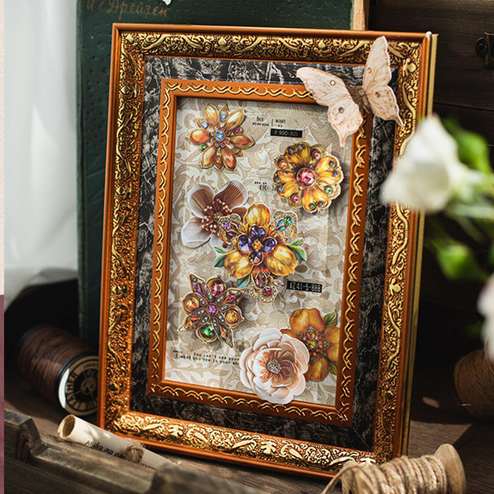 Flower Cardboard Sticker – ViVi Stationery