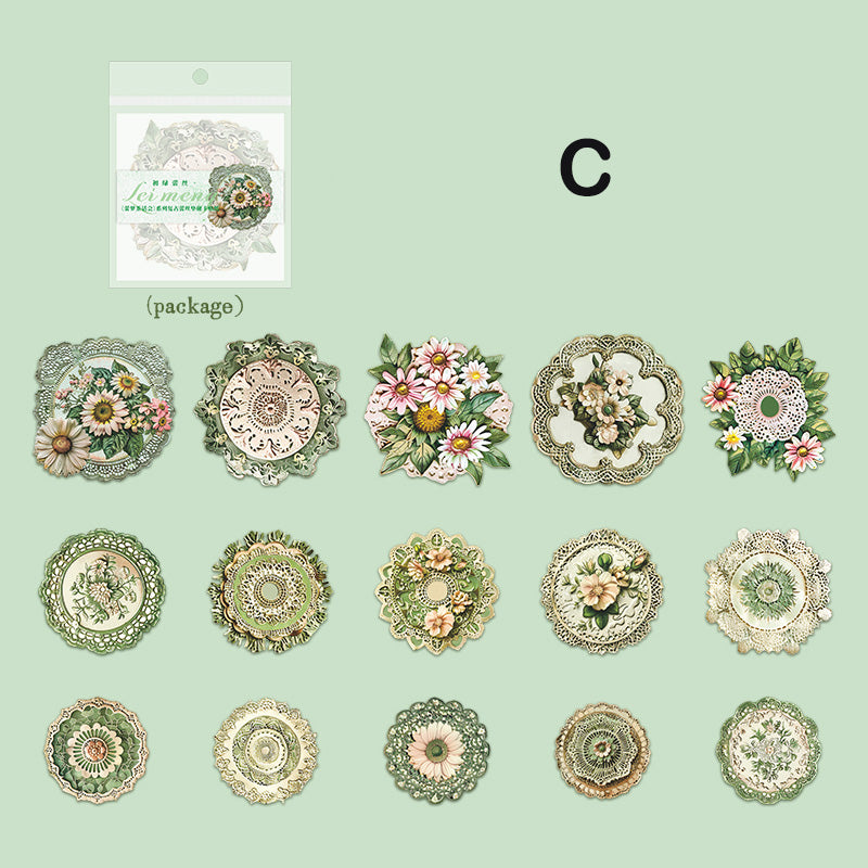 Flower Lace Hard Card Sticker – ViVi Stationery
