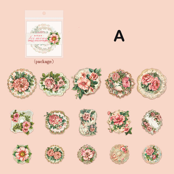 Flower Lace Hard Card Sticker – ViVi Stationery