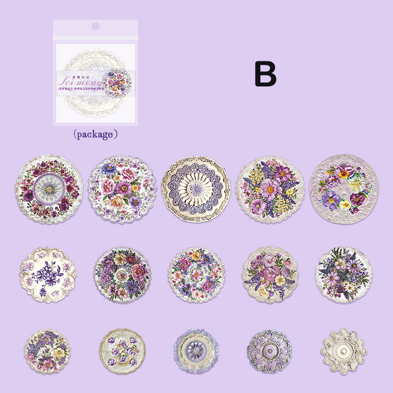 Flower Lace Hard Card Sticker – ViVi Stationery