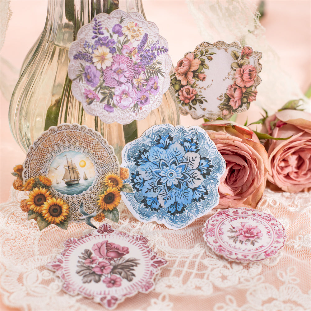 Flower Lace Hard Card Sticker – ViVi Stationery