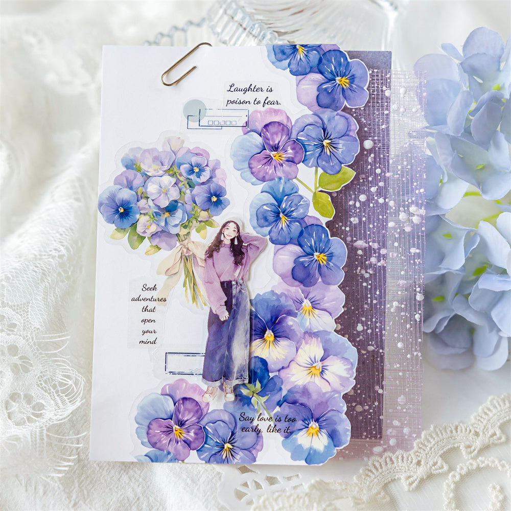 Nature Note Flower Sticker – ViVi Stationery