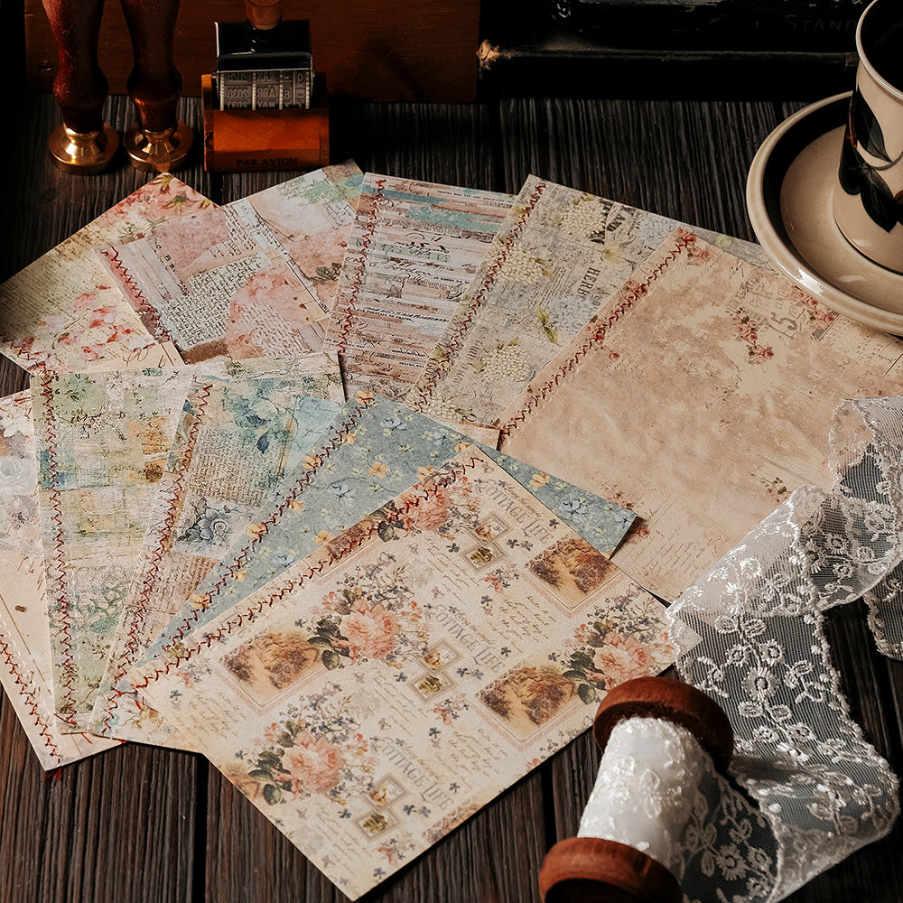 Scrapbook Paper with Sewn Thread – ViVi Stationery