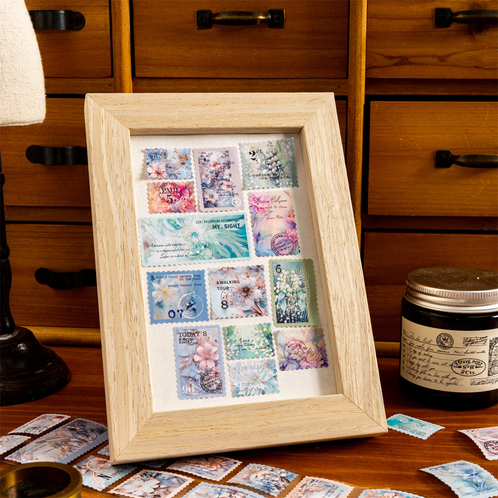 Flower Stamps Sticker – ViVi Stationery