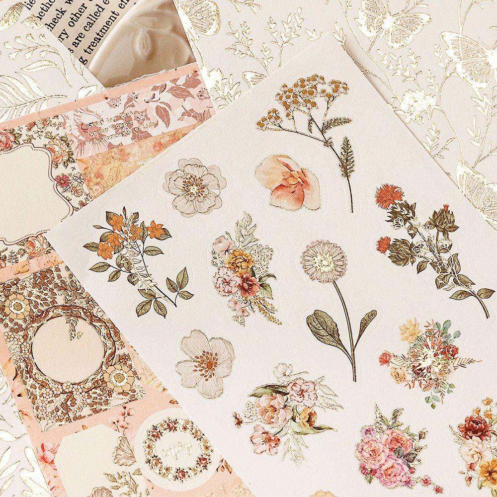 Poetic Silence Sticker Book for Scrapbooking and Journaling – ViVi ...