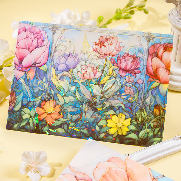 Floral Background Stickers for Scrapbooking and Art Journal – ViVi ...