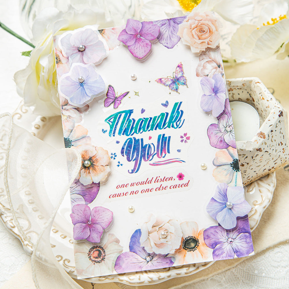 Watercolor Flower Stickers for Scrapbooking and Card Making – ViVi ...