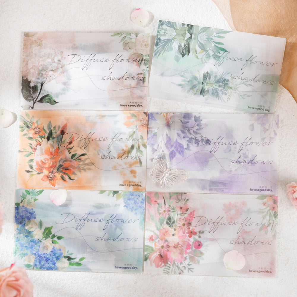 Flower Vellum Paper for Scrapbooking and Art Journal – ViVi Stationery