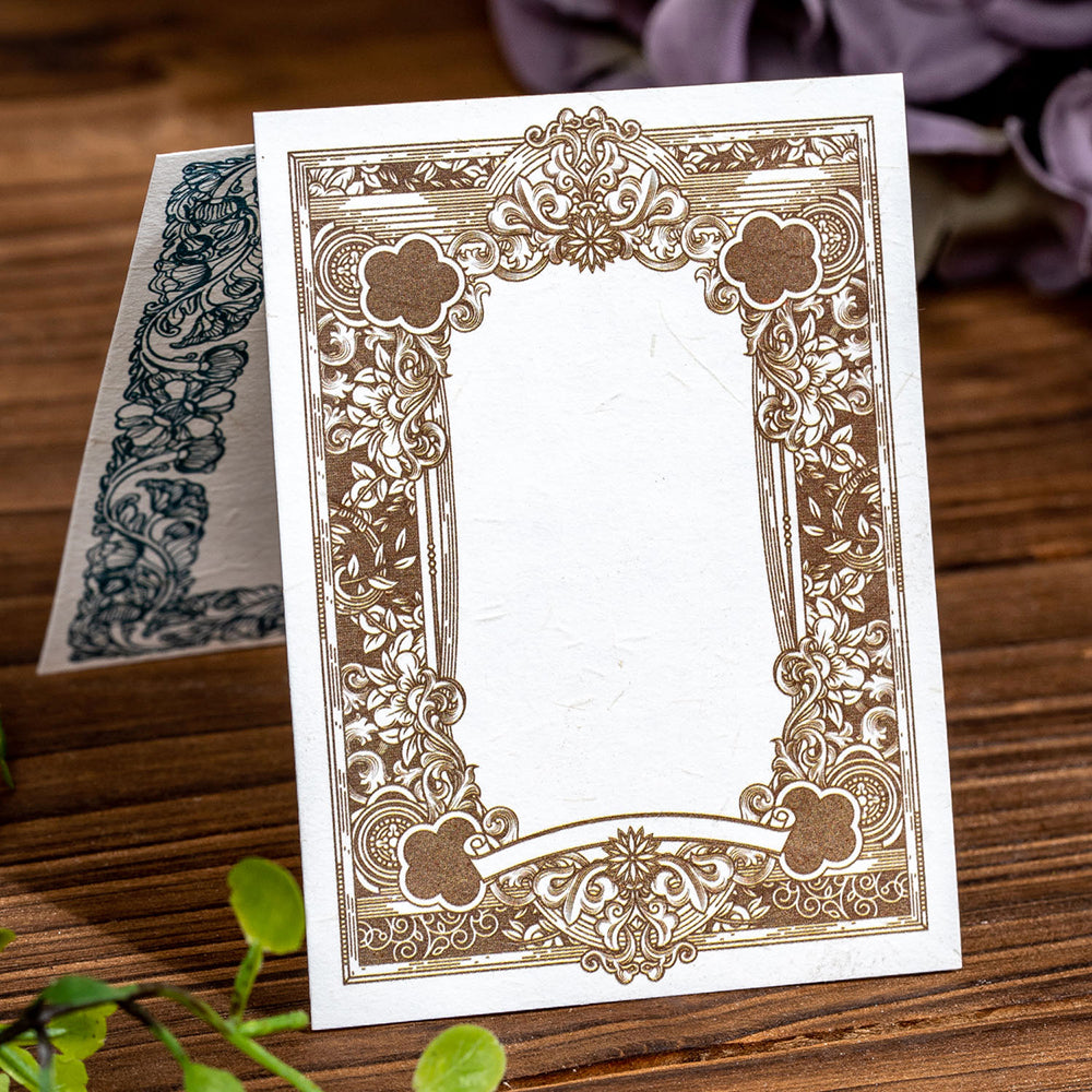 Flower Sea Frame Notepad for Scrapbooking and Art Journal – ViVi Stationery