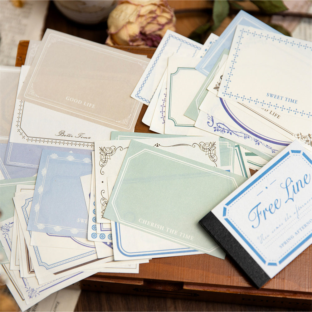 Free Line Border Notepad – ViVi Stationery