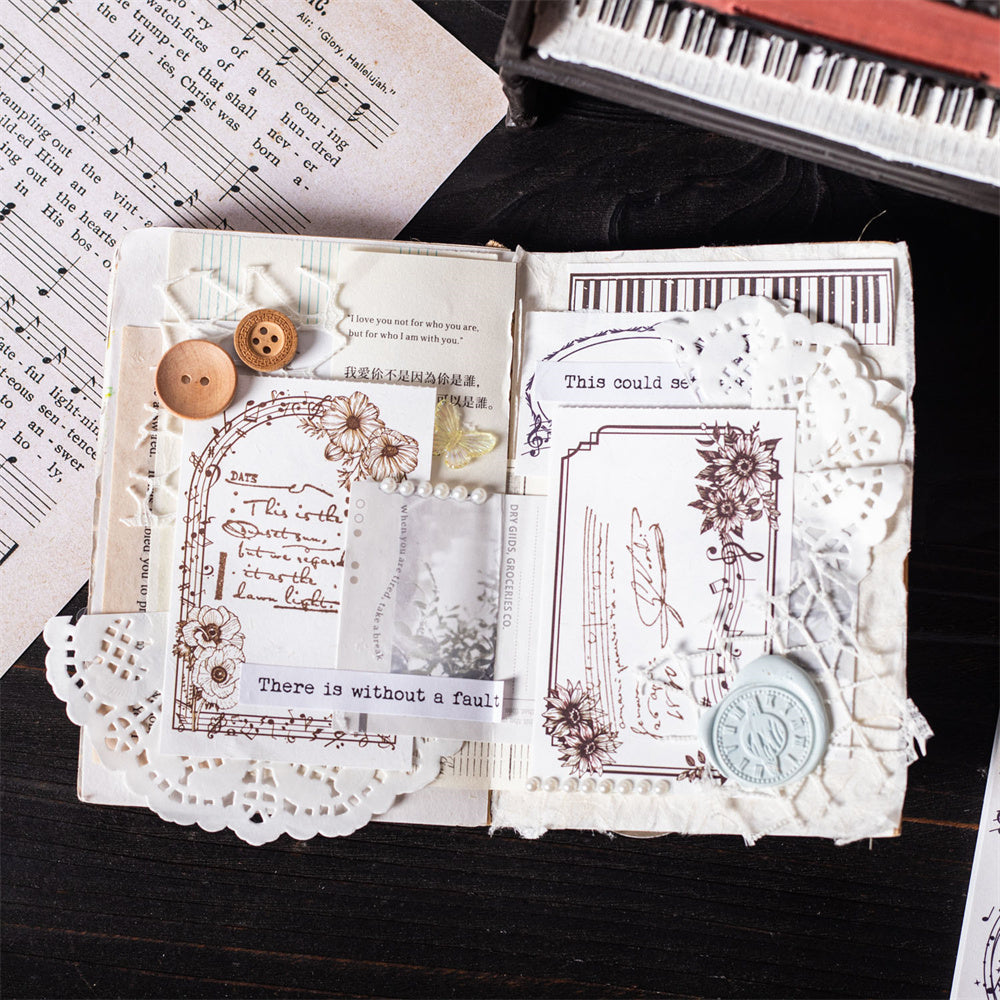 Garden Symphony Decorative Notepad – ViVi Stationery