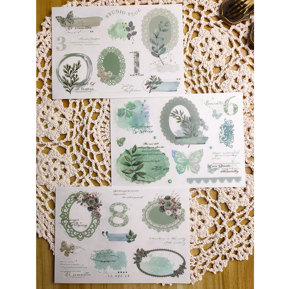 Rococo Dream Rub-on Sticker for Scrapbooking and Journaling – ViVi ...