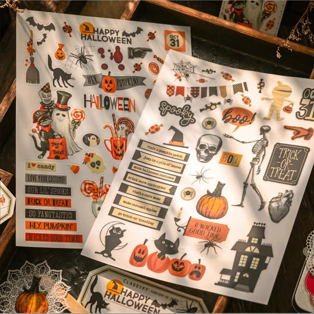 Halloween Rub-on Sticker 15*21cm – ViVi Stationery