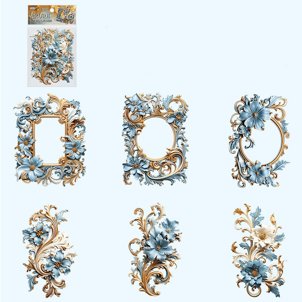 Ionic Order Floral Decorative Paper – ViVi Stationery