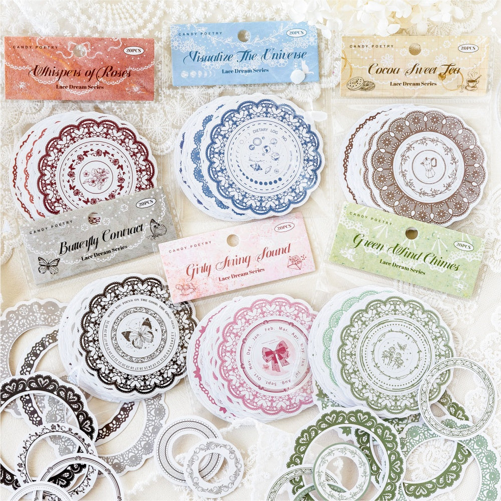 Lace Dream Border Sticker – ViVi Stationery