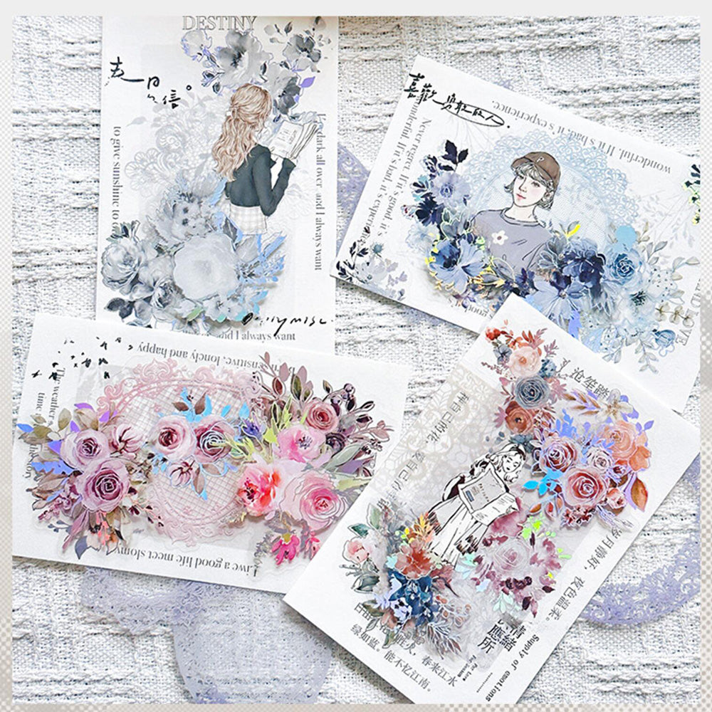 Lace Love Flower Sticker – ViVi Stationery