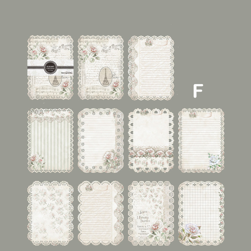Elegant Lace Scrapbook Paper – ViVi Stationery