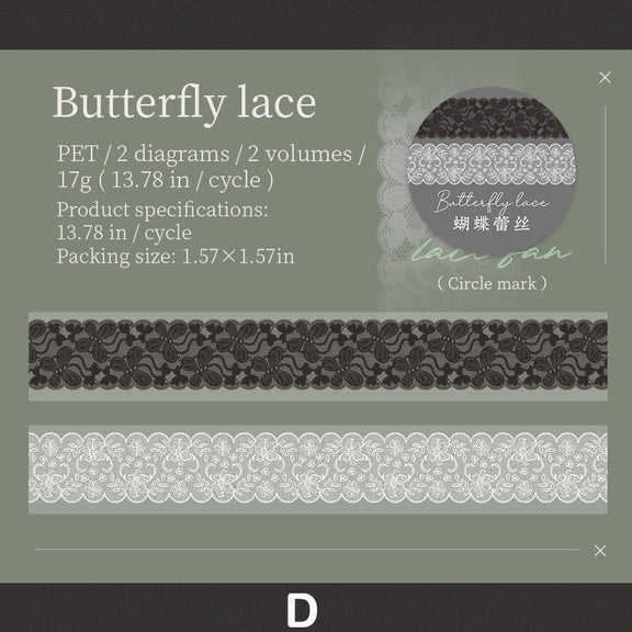 Lace PET Tape – ViVi Stationery