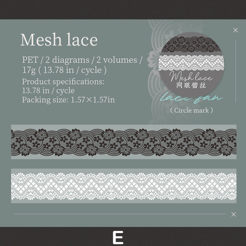 Lace PET Tape – ViVi Stationery