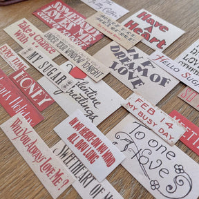 Love Confession Phrase Sticker for Scrapbooking and Journaling – ViVi ...