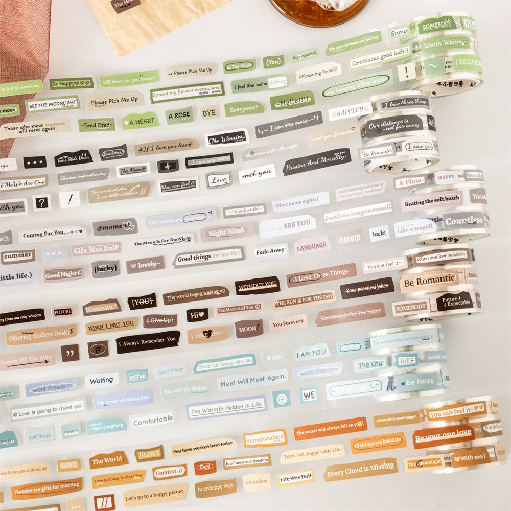Love Letter Phrase Tape – ViVi Stationery