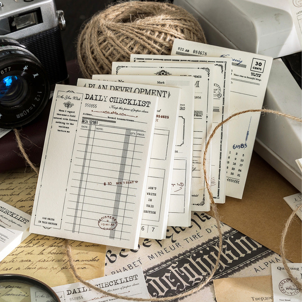 Retro Moment Notepad for Scrapbooking and Journaling – ViVi Stationery