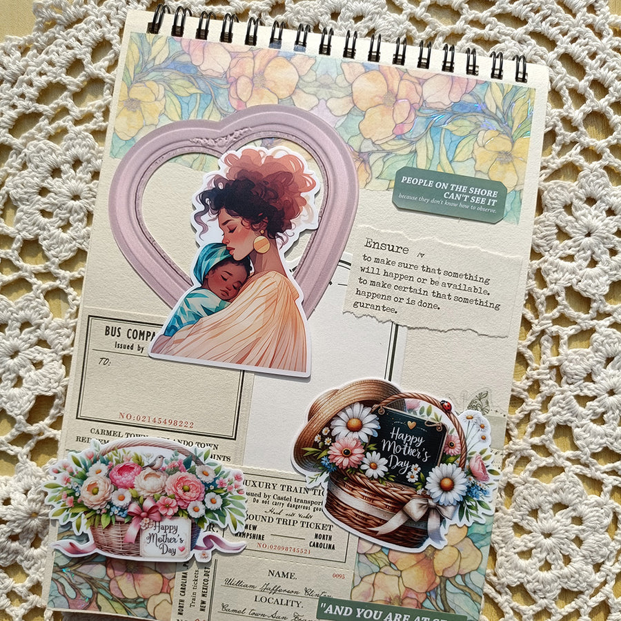 Mom and Child Sticker – ViVi Stationery