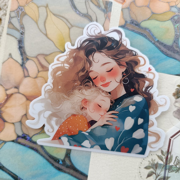 Mom and Child Sticker – ViVi Stationery