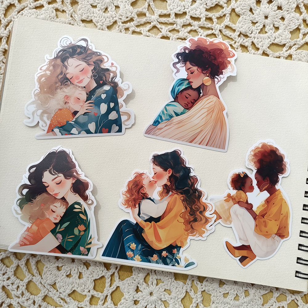 Mom and Child Sticker – ViVi Stationery