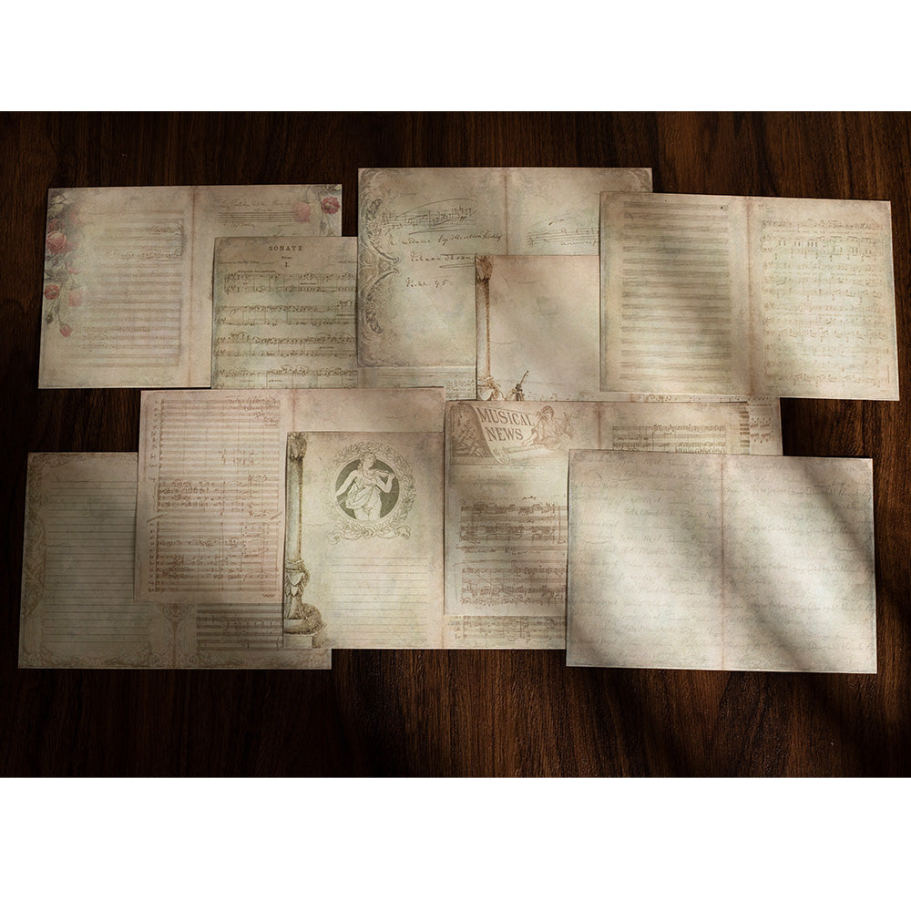Big Size Manuscript Scrapbook Paper for Junk Journal – ViVi Stationery
