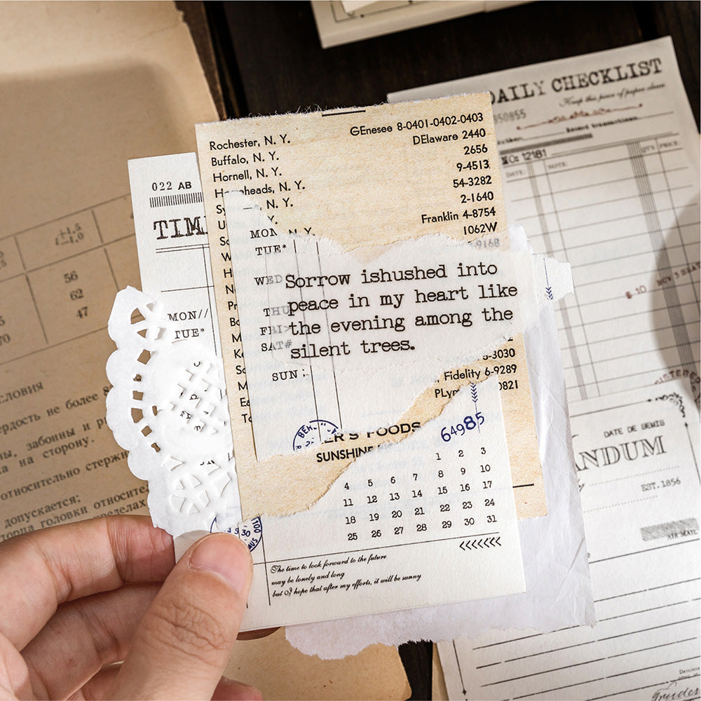 Retro Moment Notepad for Scrapbooking and Journaling – ViVi Stationery