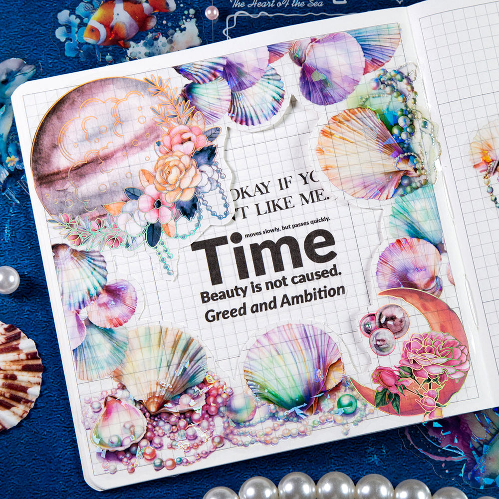 Ocean Theme Sticker for Scrapbooking and Journaling – ViVi Stationery