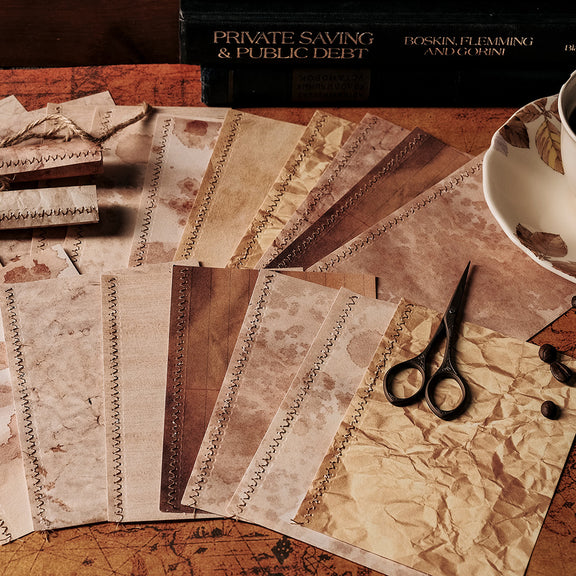 Scrapbook Paper with Sewn Thread – ViVi Stationery