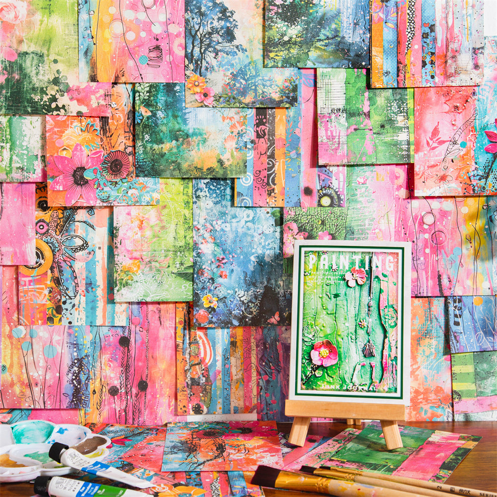 Painting Series Scrapbook Paper – ViVi Stationery