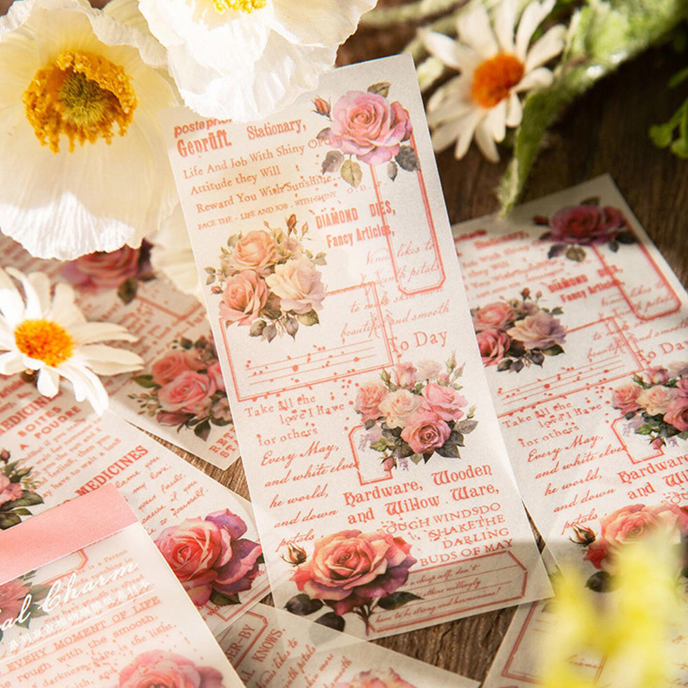 Flower Vellum Decorative Paper for Scrapbooking and Journaling – ViVi ...