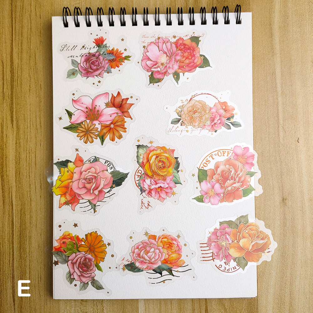 Four Season Flower Sticker for Scrapbooking and Journaling – ViVi ...