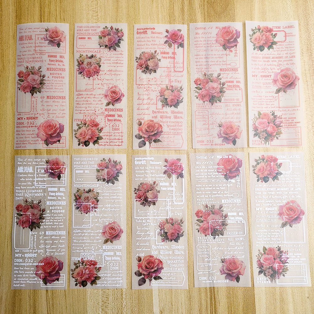 Flower Vellum Decorative Paper for Scrapbooking and Journaling – ViVi ...