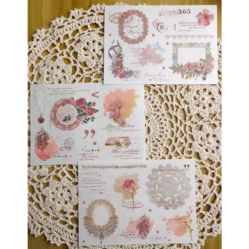 Rococo Dream Rub-on Sticker for Scrapbooking and Journaling – ViVi ...