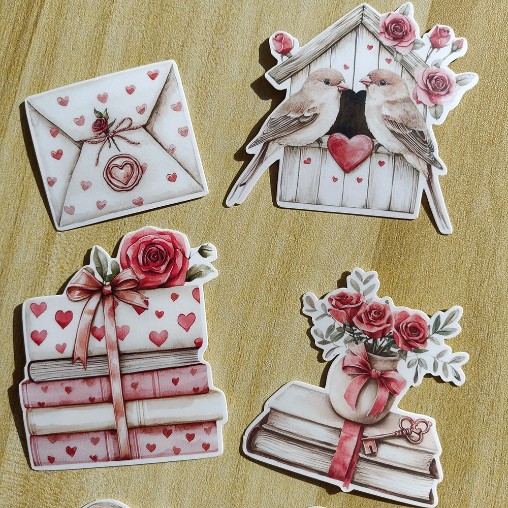 Pink Valentine's Day Sticker – ViVi Stationery