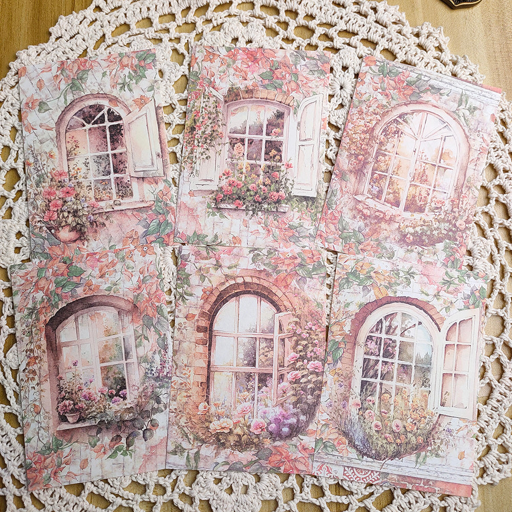 Window Theme Scrapbook Paper – ViVi Stationery