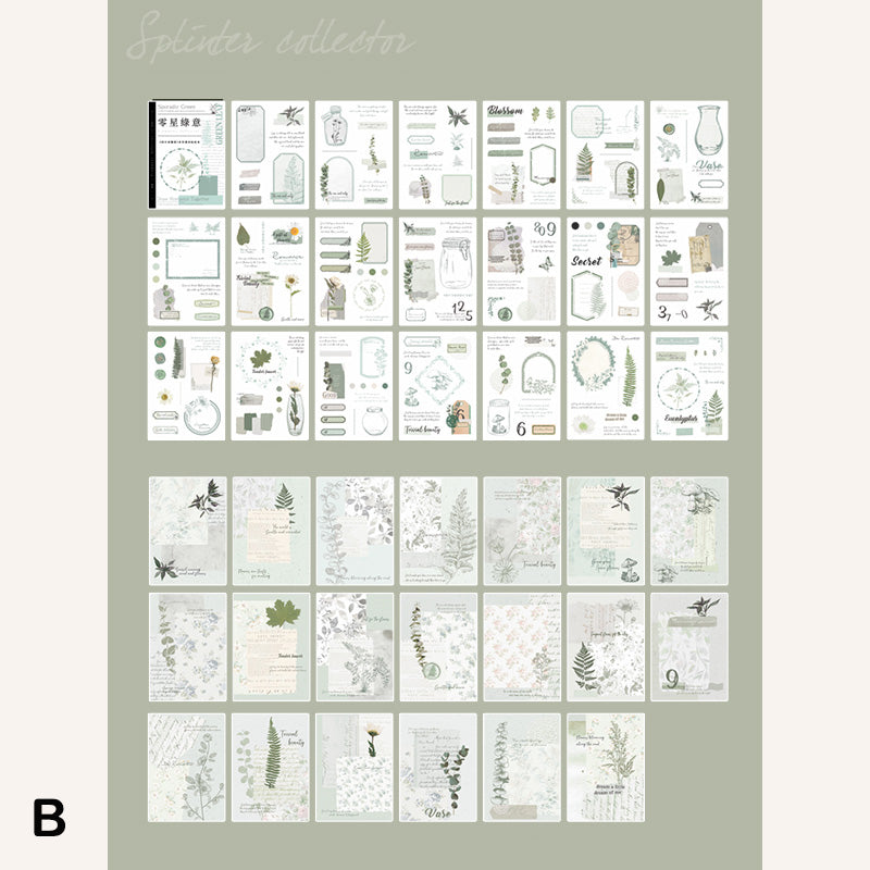 Washi Sticker Book 40 Sheets for Scrapbooking and Journaling – ViVi ...