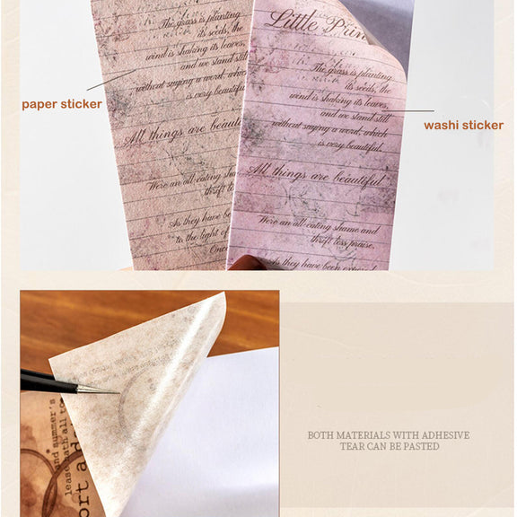 Poetry Fragments Sticker Notepad – ViVi Stationery