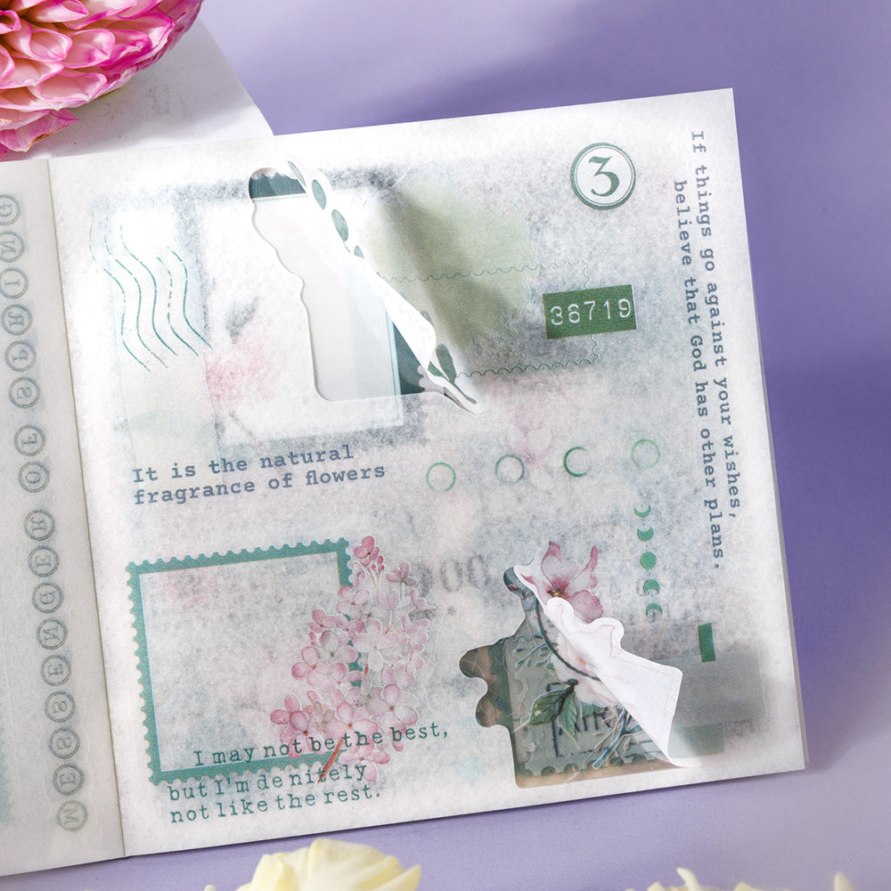 Pre-cut Washi&PET Sticker Book for Scrapbooking and Journaling – ViVi ...