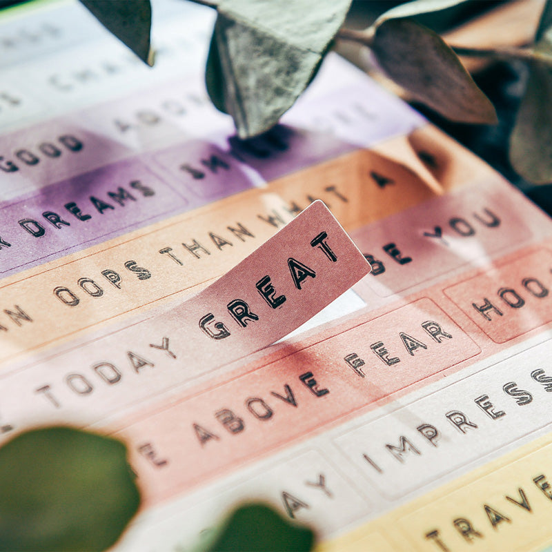 Artistic Font Phrase Stickers for Scrapbooking and Journaling – ViVi ...