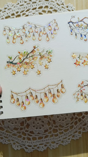 String Light Stickers – ViVi Stationery