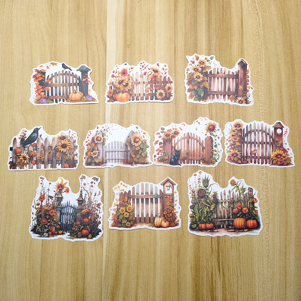 Floral Fence Washi Sticker for Scrapbooking and Journaling – ViVi ...