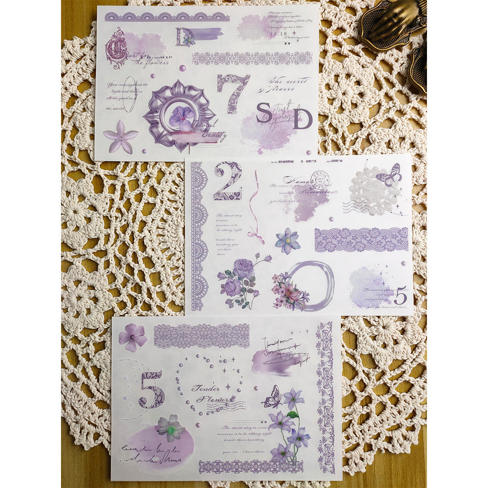 Rococo Dream Rub-on Sticker for Scrapbooking and Journaling – ViVi ...