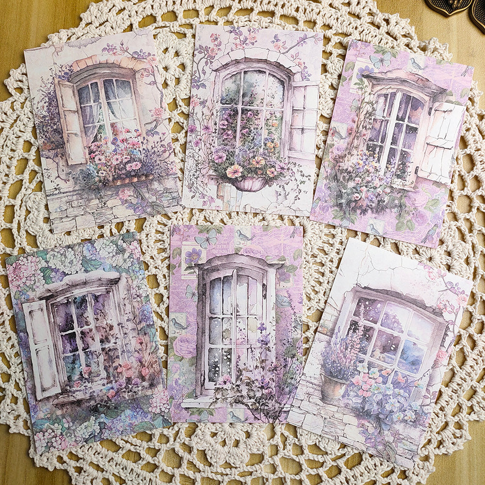 Window Theme Scrapbook Paper – ViVi Stationery