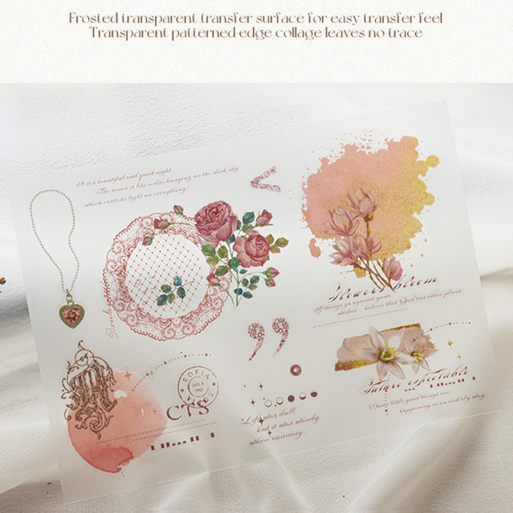 Rococo Dream Rub-on Sticker for Scrapbooking and Journaling – ViVi ...